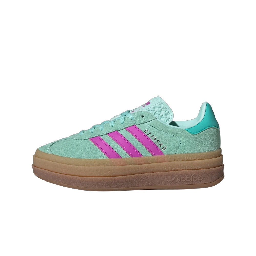 Adidas Gazelle Bold J Clear Mint Flash Pink (JI3383) - Sneak