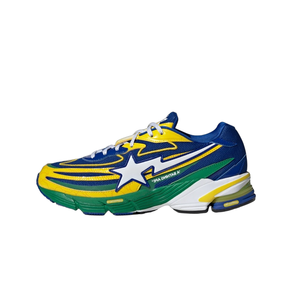 BAPE x Adidas Orketro Yellow Blue Green (JQ2398) - Sneak