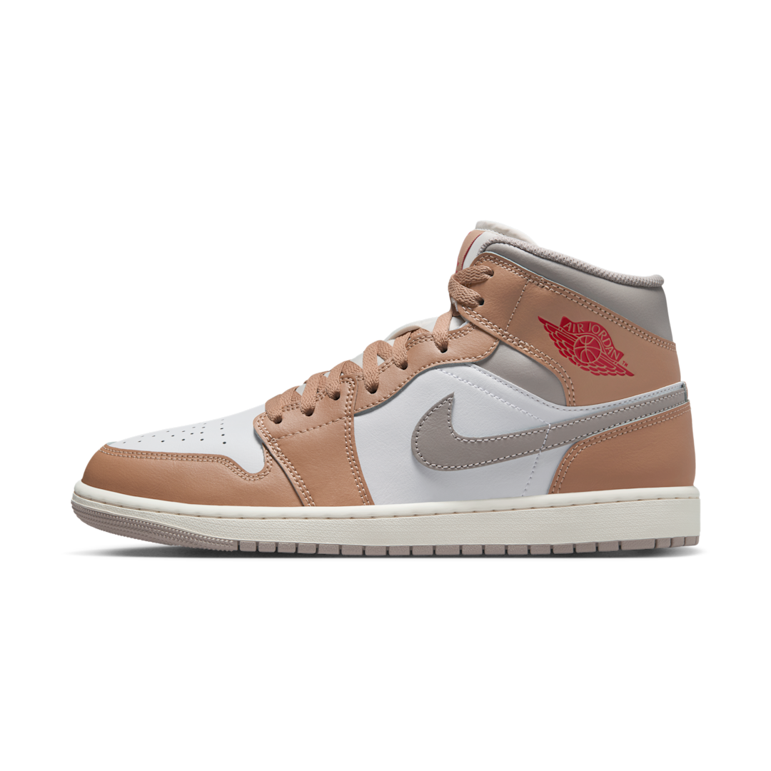 Air Jordan 1 Mid Rattan White College Grey (DQ8426-200) - Sneak