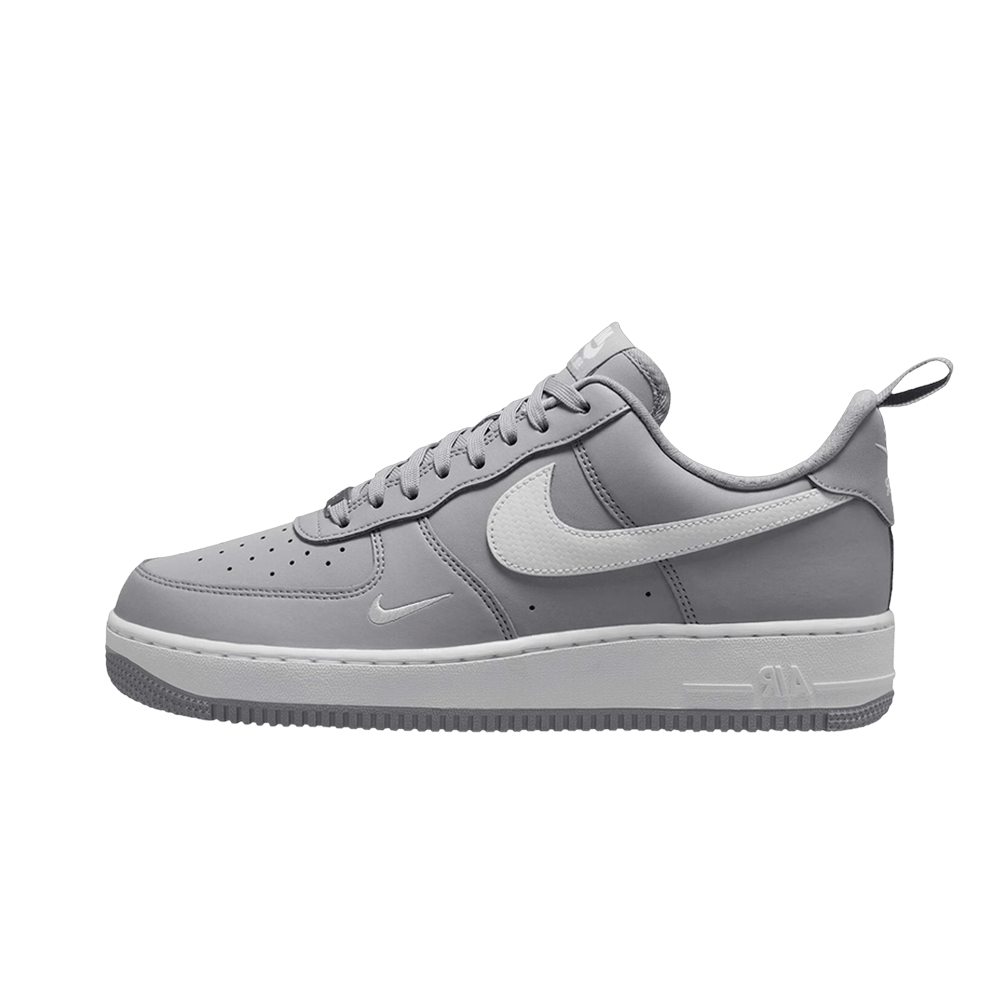 Nike Air Force 1 Low '07 LV8 Carbon Fiber Swoosh Wolf Grey White - Sneak