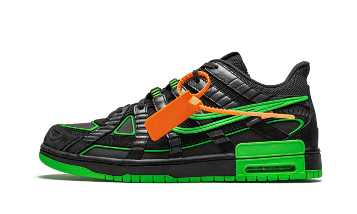 Off-White x Nike Air Rubber Dunk Green Strike (CU6015-001) - Sneak