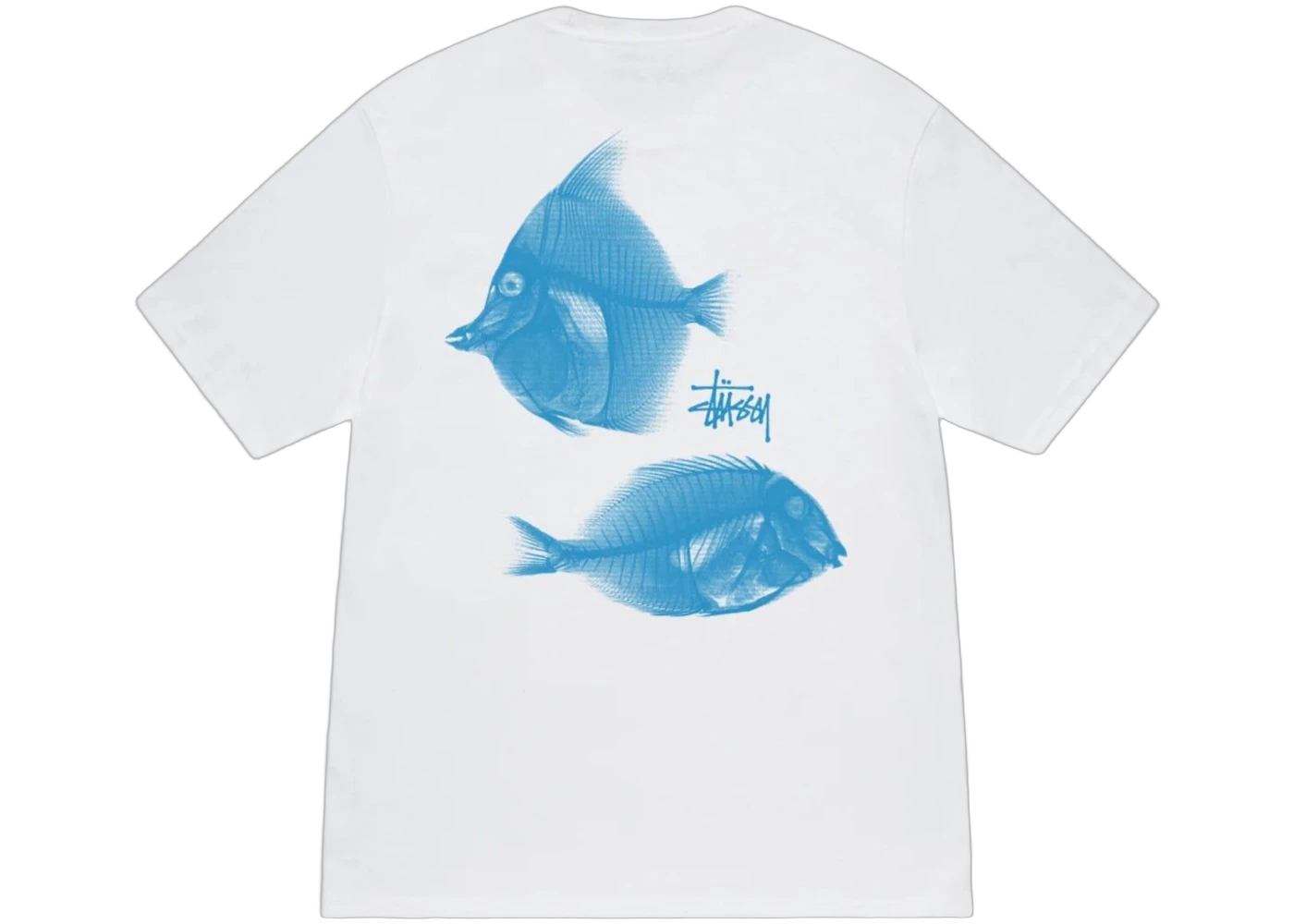 Stussy X-Ray Fishin Tee White (1905083-1201) - Sneak