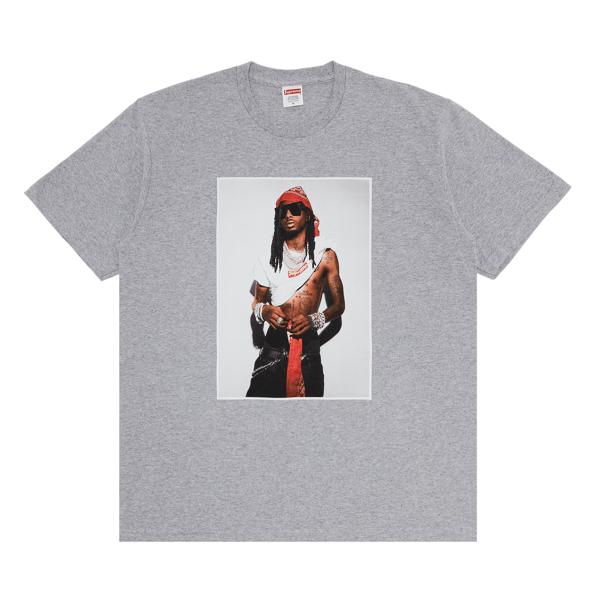 Supreme Playboi Carti Tee Heather Grey - Sneak